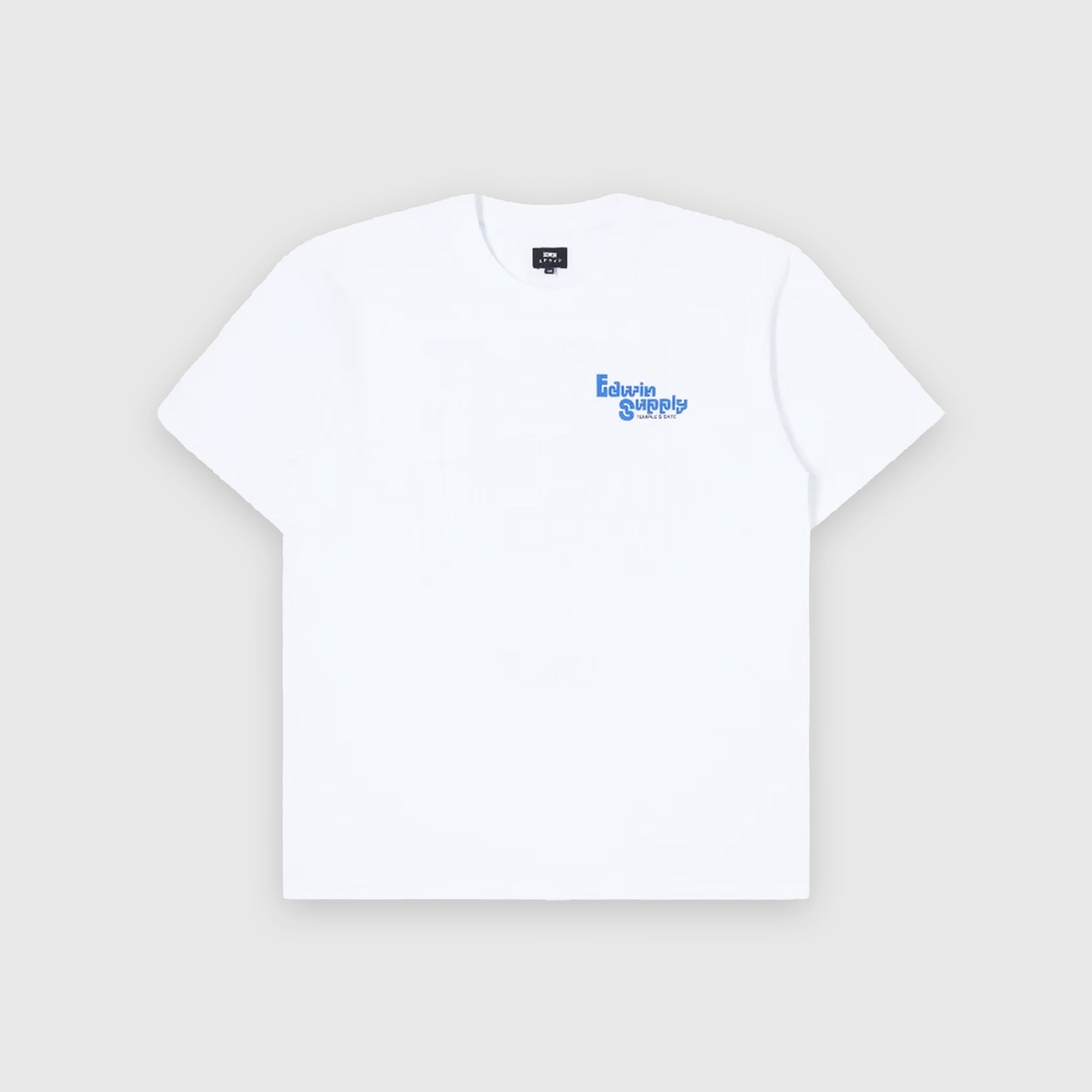 Edwin SS Temples Gate Tee - White Garment Dyed – The Forum Swindon