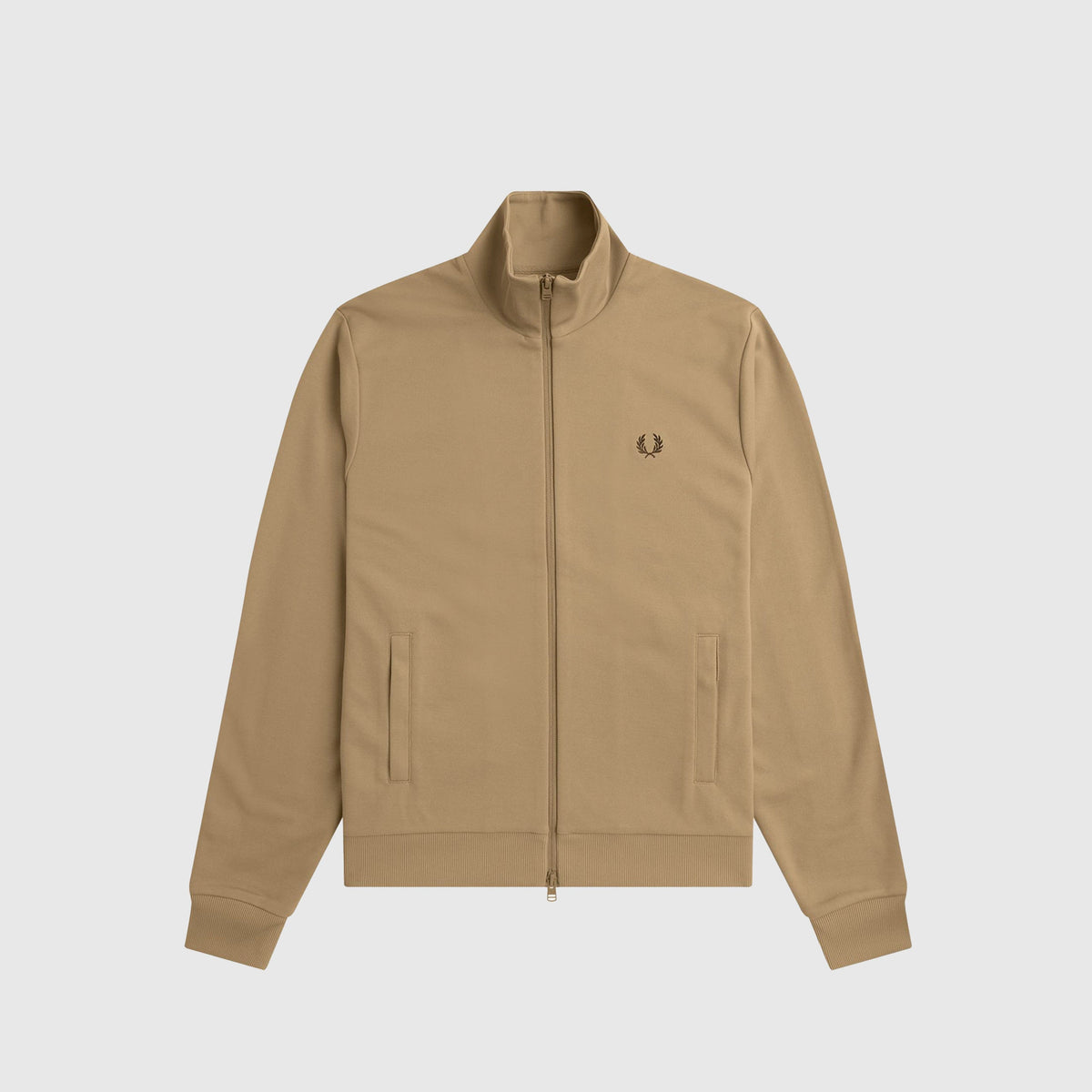 Fred Perry Tape Detail Track Jacket - Warm Stone – The Forum Swindon