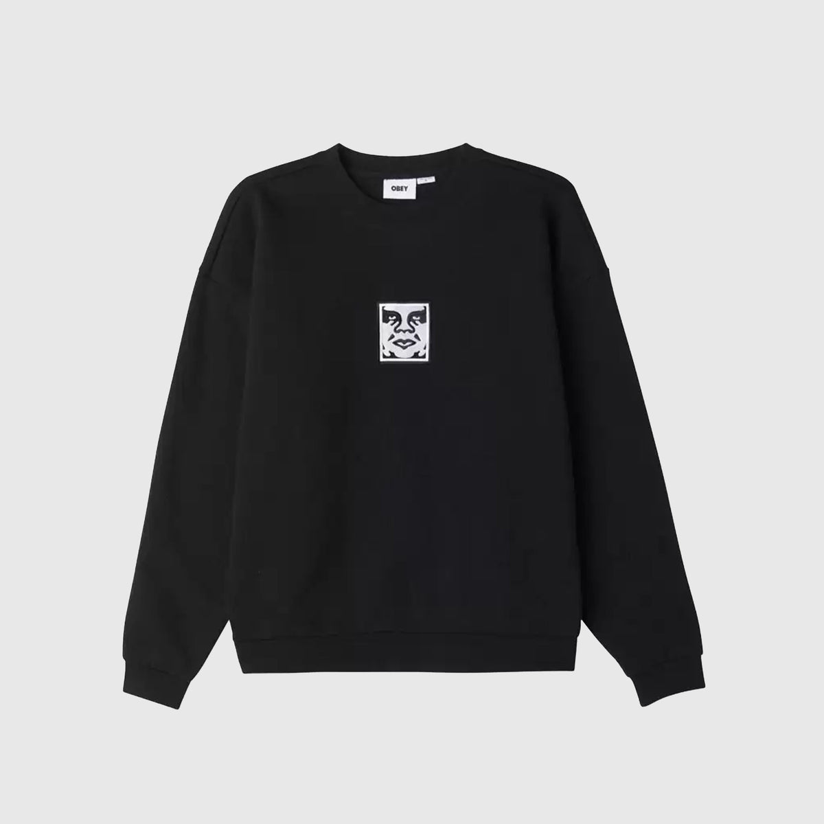 Obey Icon Extra Heavy Crew II - Black– The Forum Swindon