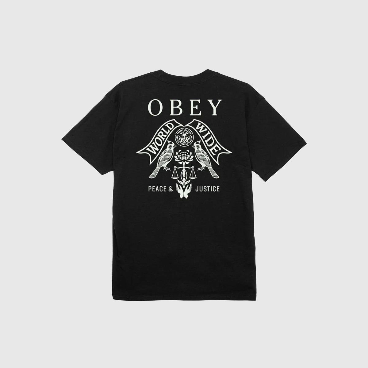 Obey Birds Of Justice Tee - Black – The Forum Swindon
