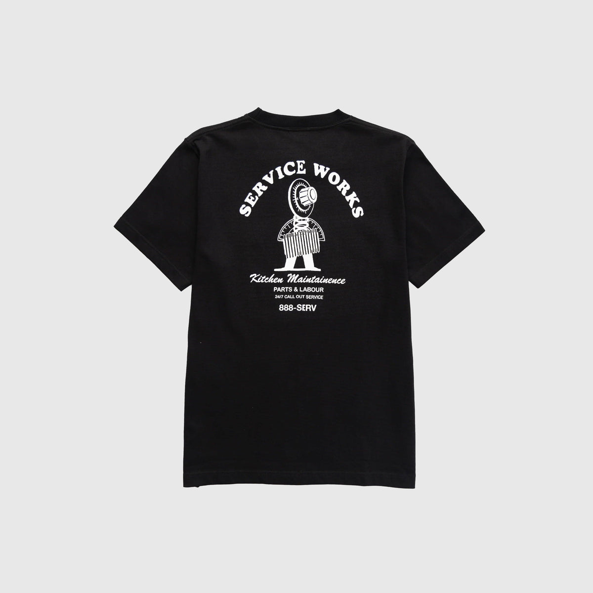 Service Works Maintenance Tee - Black– The Forum Swindon