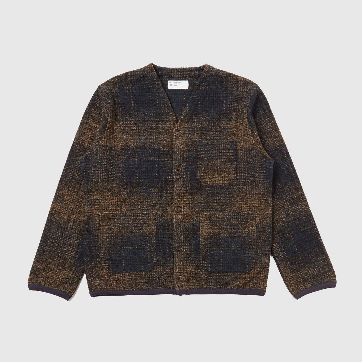 Universal Works Cardigan - Navy / Sand – The Forum Swindon