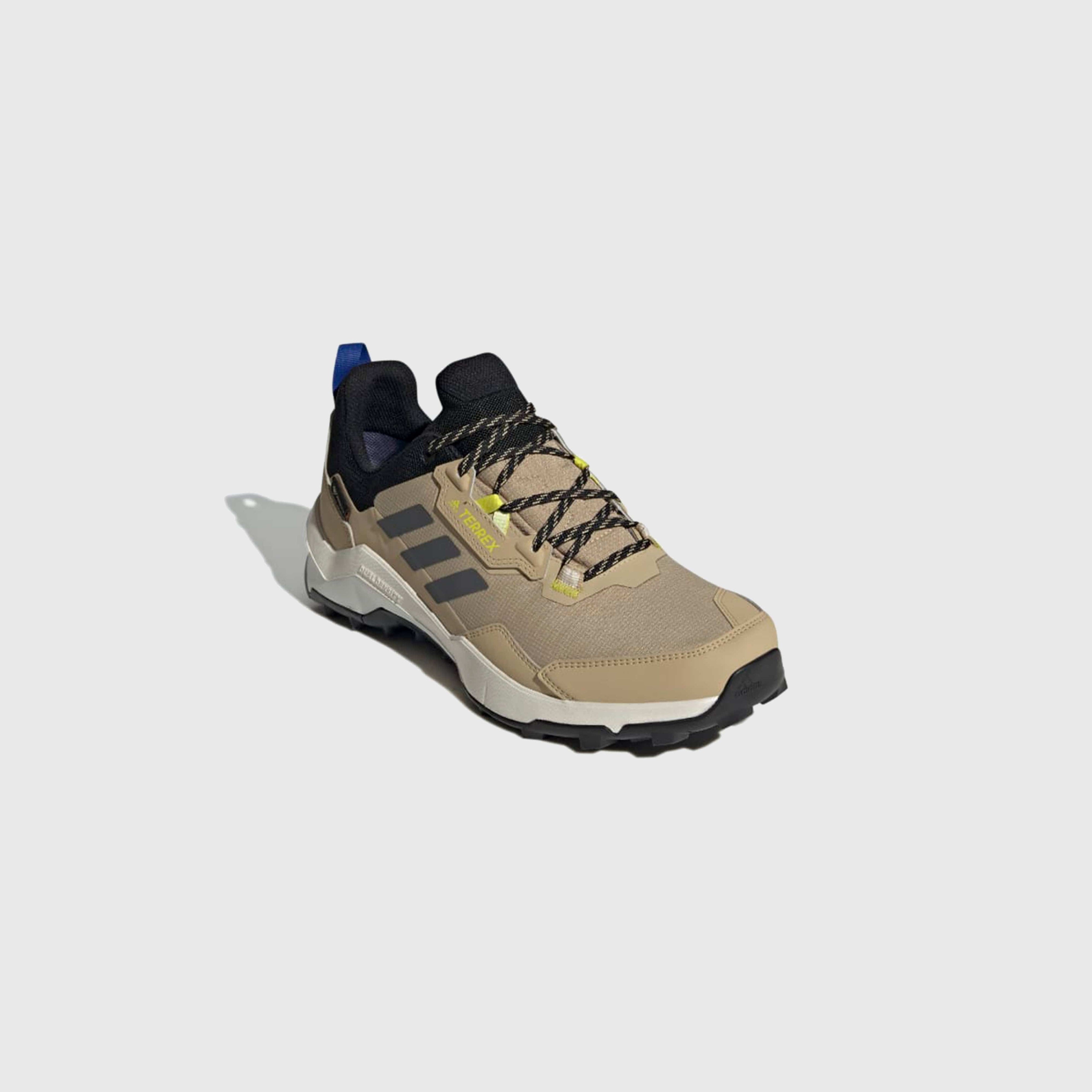 Adidas Terrex AX4 GTX - Beige Tone / Grey Five / Acid Yellow – The ...