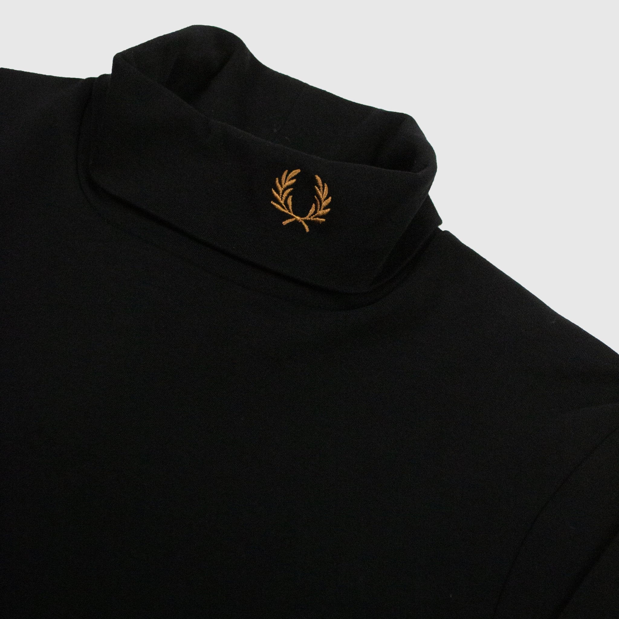 Fred Perry Roll Neck Top - Black – The Forum Swindon