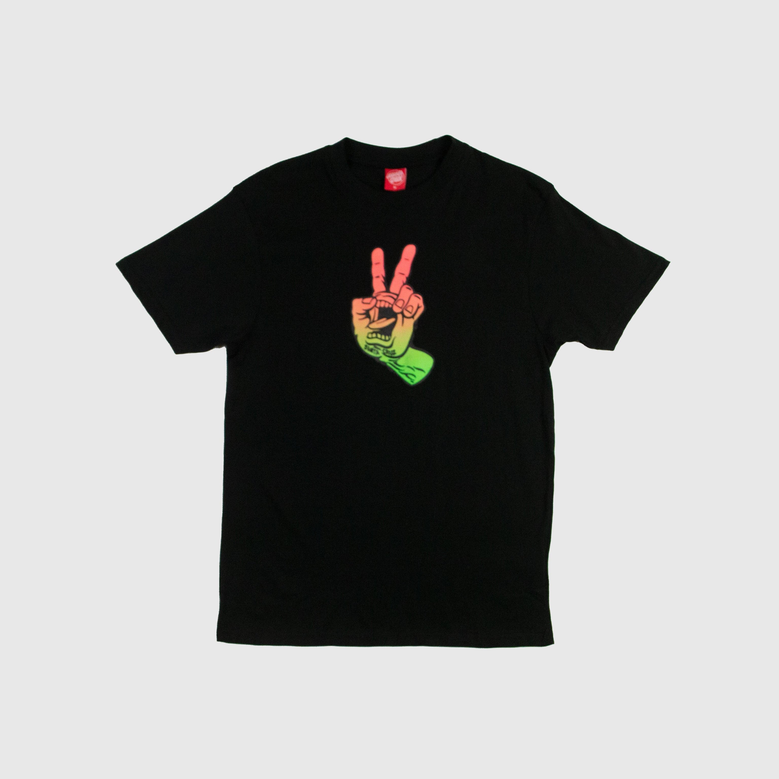 Santa Cruz Screamin Peace Fade T - Black – The Forum Swindon