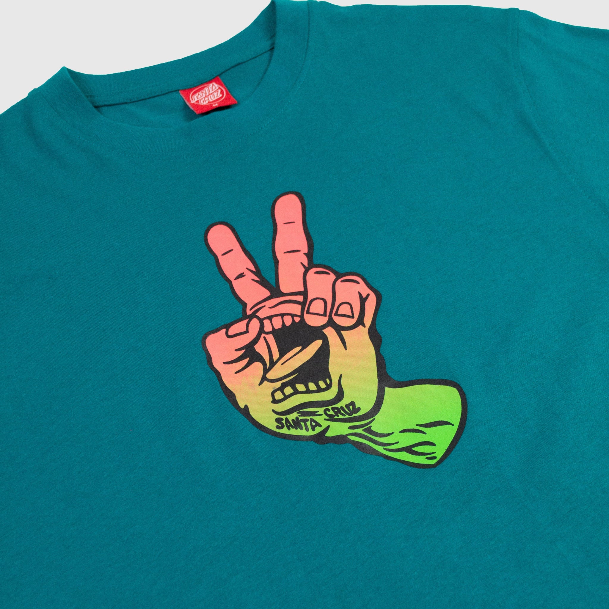 Santa Cruz Screamin Peace Fade T - Verdigris – The Forum Swindon